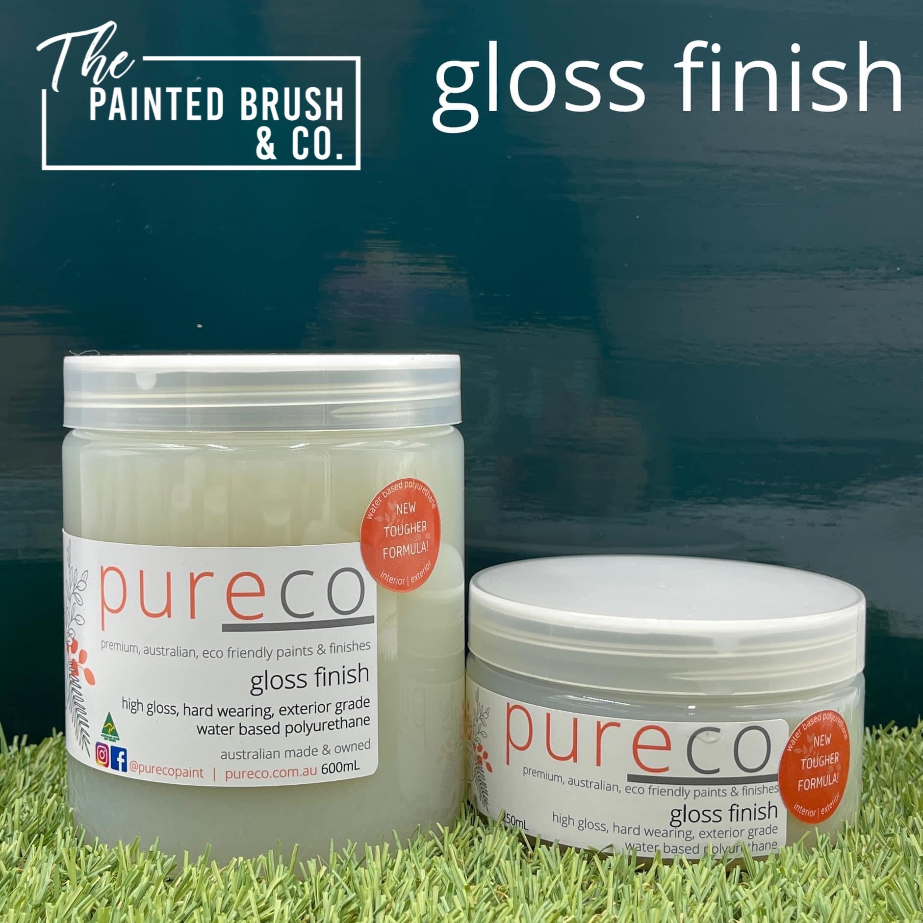 Pureco GLOSS Finish | Polyurethane | NEW FORMULA – The Painted Brush & Co.