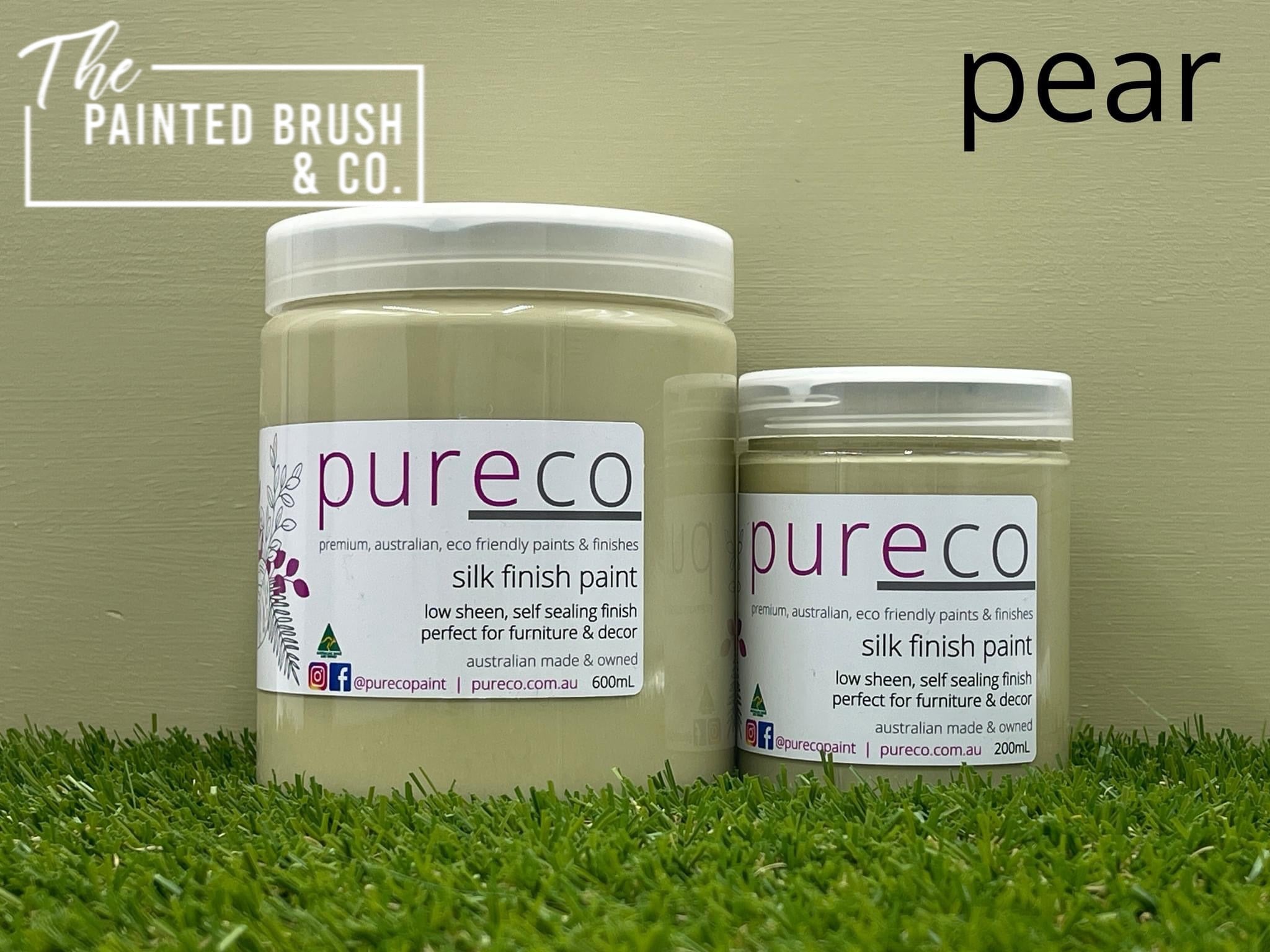 Pureco Silk Finish - Pear – The Painted Brush & Co.