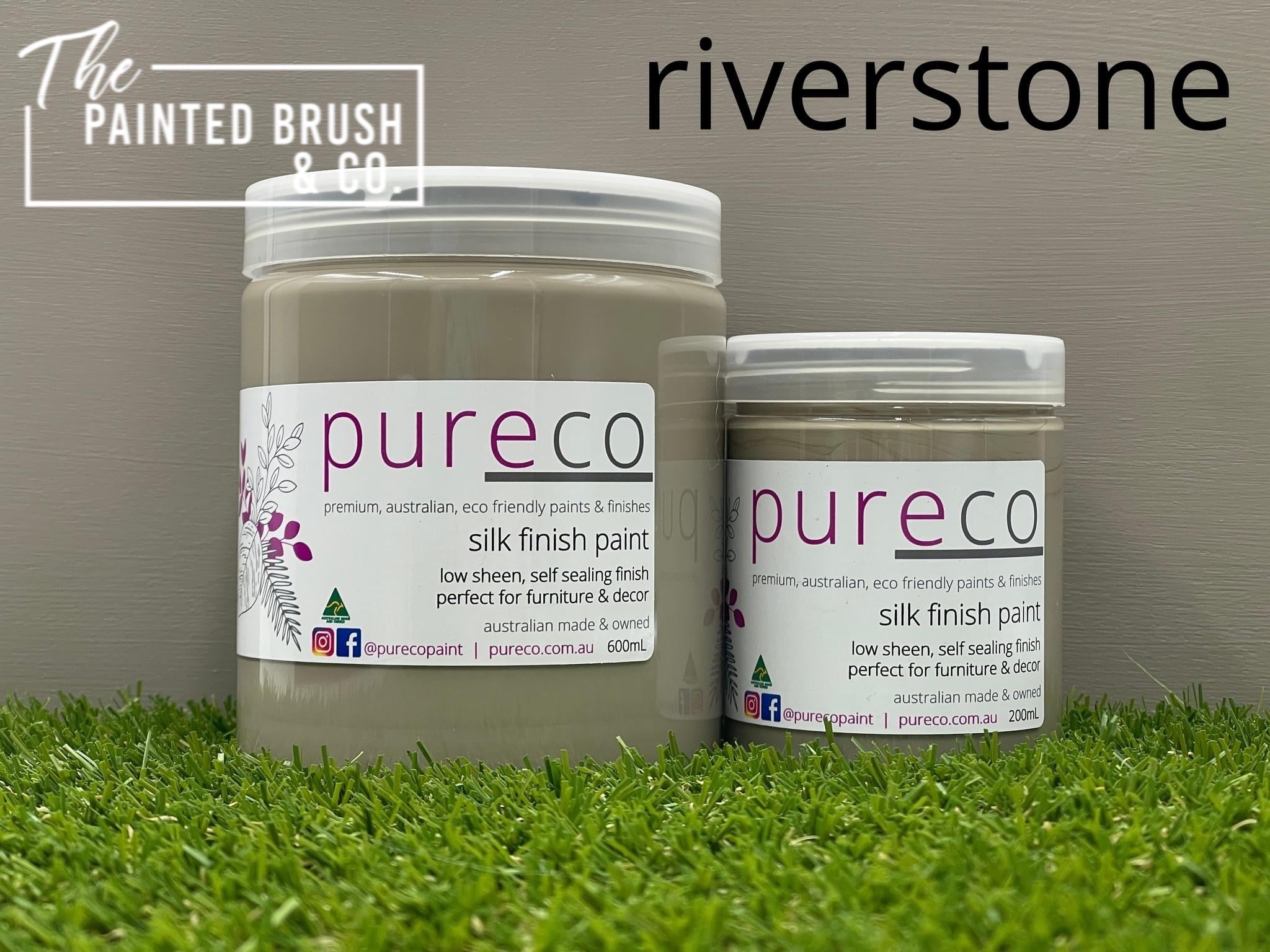 Pureco Silk Finish - Riverstone – The Painted Brush & Co.