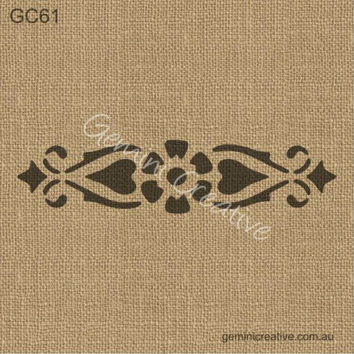 Divider Stencil 3 - GC61 – The Painted Brush & Co.