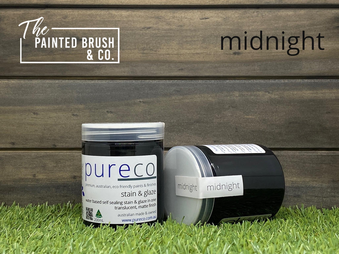 Pureco Stain & Glaze | Midnight – The Painted Brush & Co.